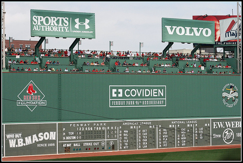 Green Monster Mural at Boston-Area Fence Company | Phillip Coleman ...